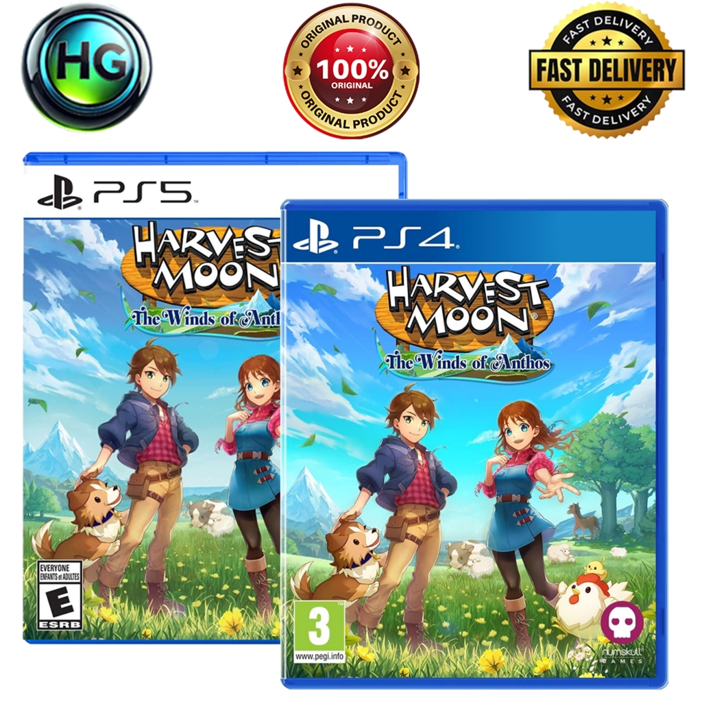 HARVEST MOON THE WINDS OF ANTHOS - PS4 / PS5 (PLAYSTATION 4 / PLAYSTATION 5 ) - GAME DISC ...