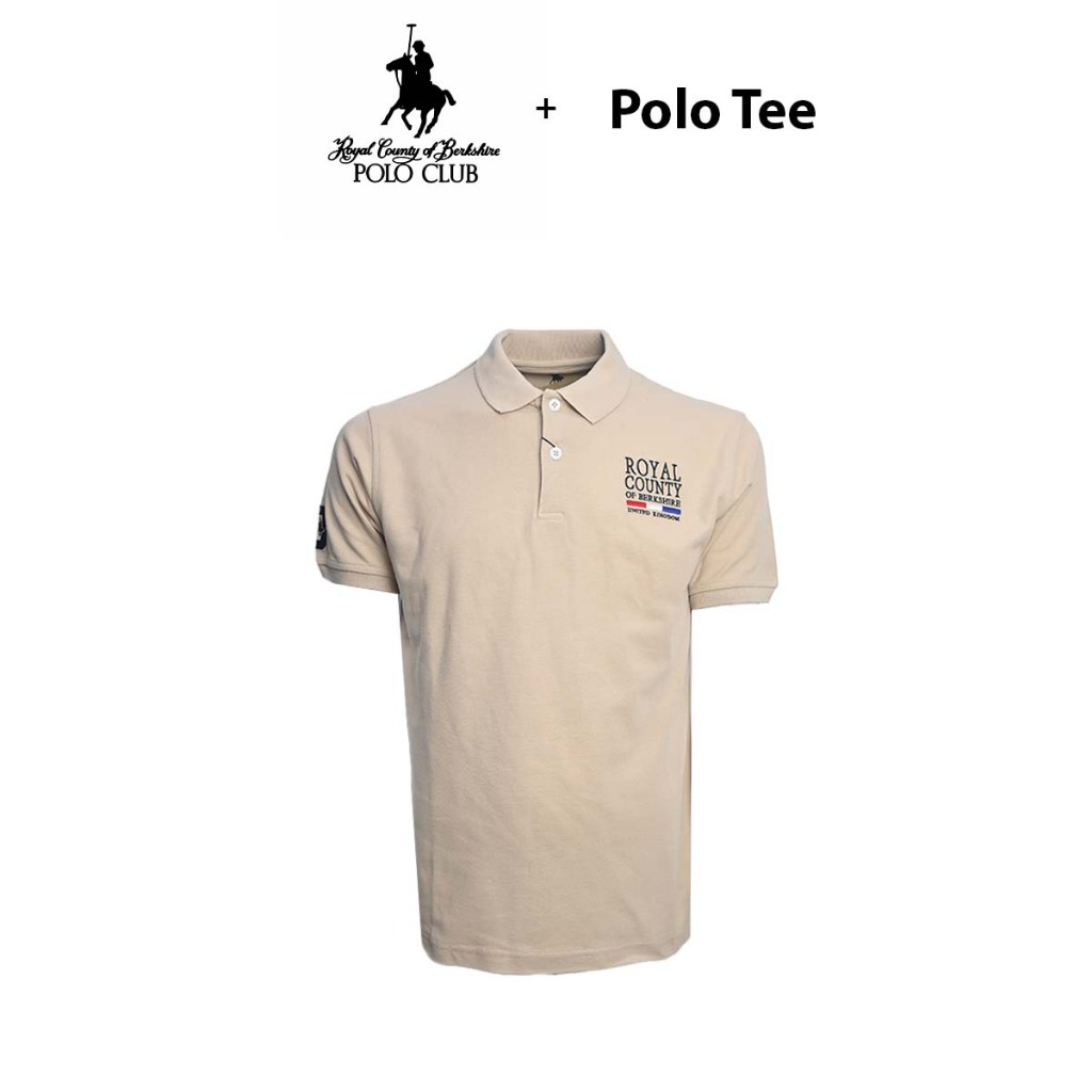 RCB Polo Club Men Khaki Short Sleeve Polo Shirt RMTS12151 | Shopee Malaysia