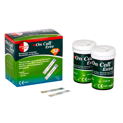ON CALL EXTRA BLOOD GLUCOSE TEST STRIPS 50's | Shopee Malaysia