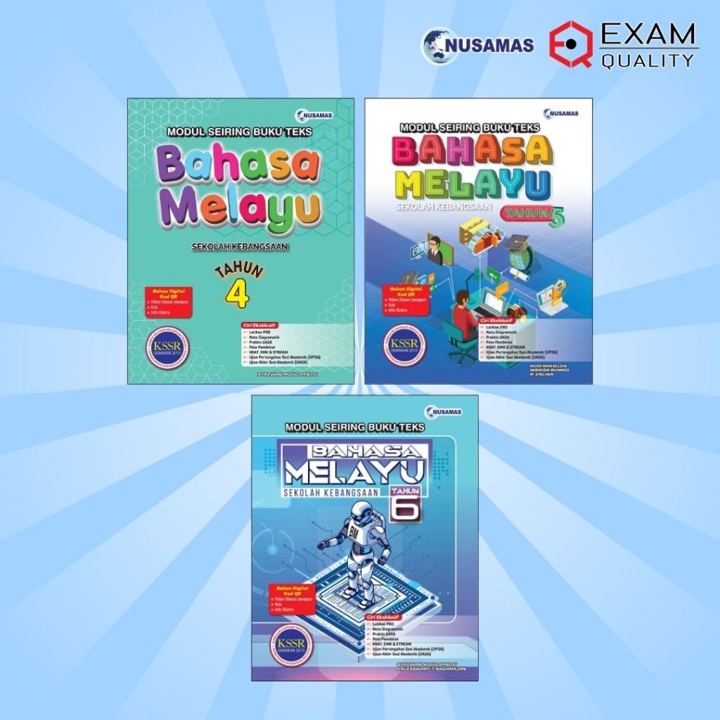 [NUSAMAS] MODUL SEIRING BUKU TEKS BAHASA MELAYU TAHUN 4, 5 & 6 | Shopee ...