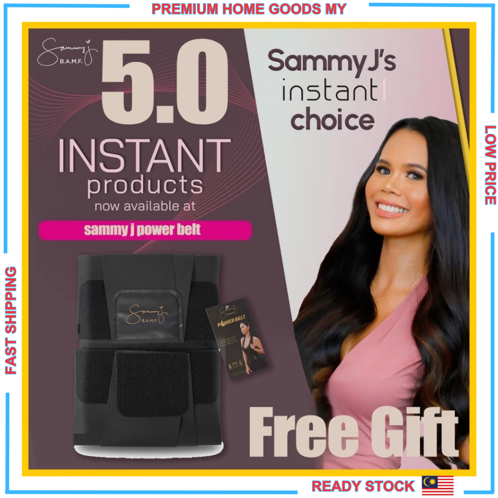 [Ready Stock 24H] Sammy J Gold Power Belt 5.0 LEGIT Onhand Slim Belt ...