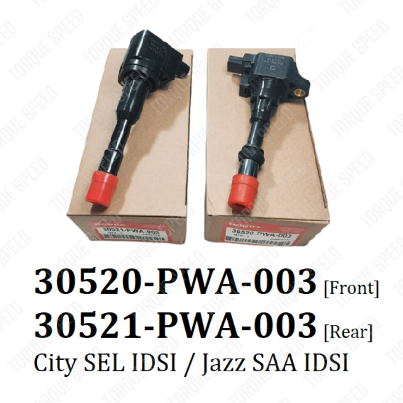 Honda Ignition Plug Coil 30520-PWA-003 Front 30521-PWA-003 Rear City ...