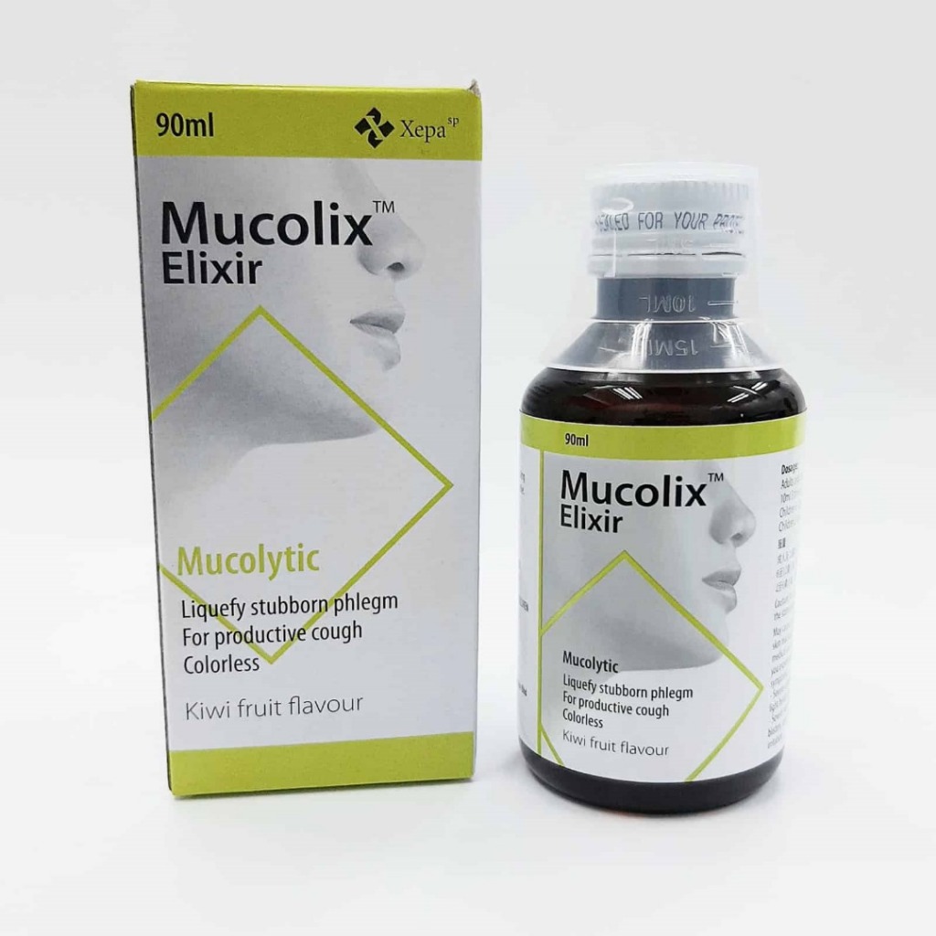 MUCOLIX ELIXIR 90ML (FOR COUGH & COLD) | Shopee Malaysia