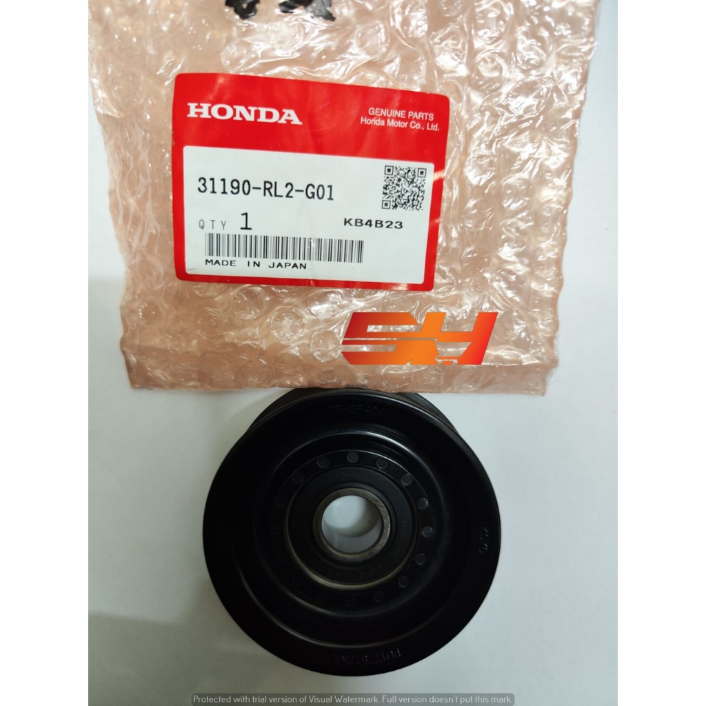 HONDA CRV IDLER PULLEY fan belt 31190-RNA-003 31190-RL2-G01 Genuine ...