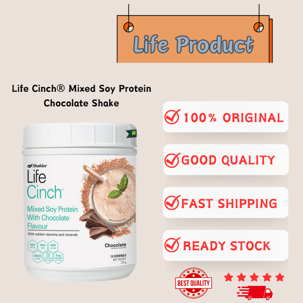 Life Cinch® Mixed Soy Protein Chocolate Shake | Shopee Malaysia