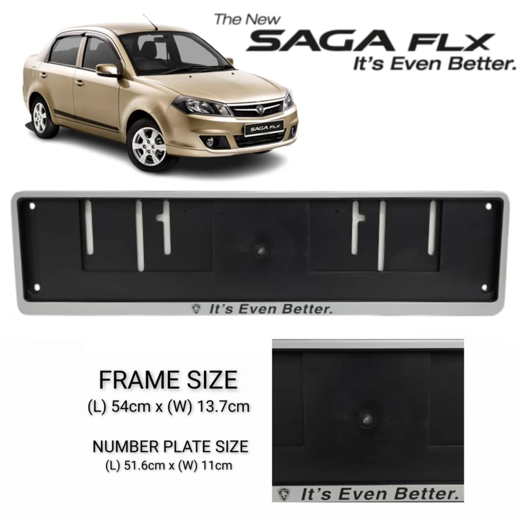 { Free 2pcs Screw } Proton FLX FL SV Car Number Plate / Proton Frame ...