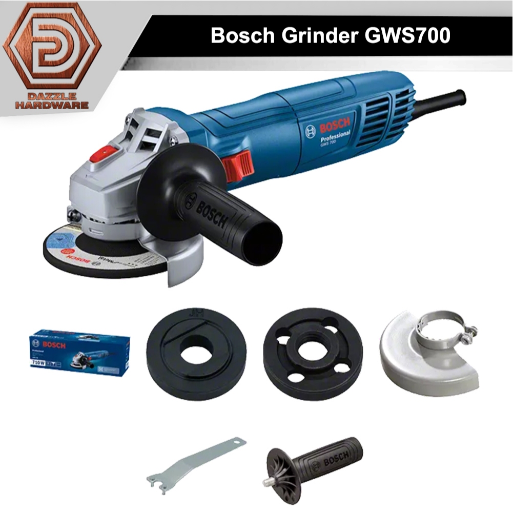 Bosch angle grinder 4" GWS700 Bosch grinder 700w machine potong besi ...