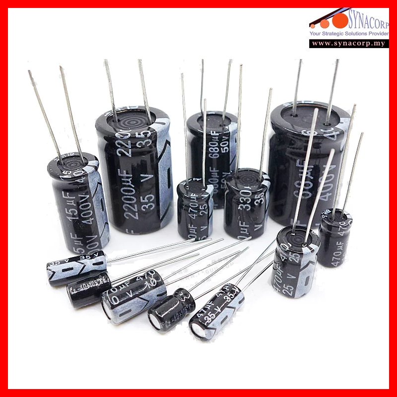 10PCS X 100V Aluminium Electrolytic Capacitor Ecap Capacitors | Shopee Malaysia