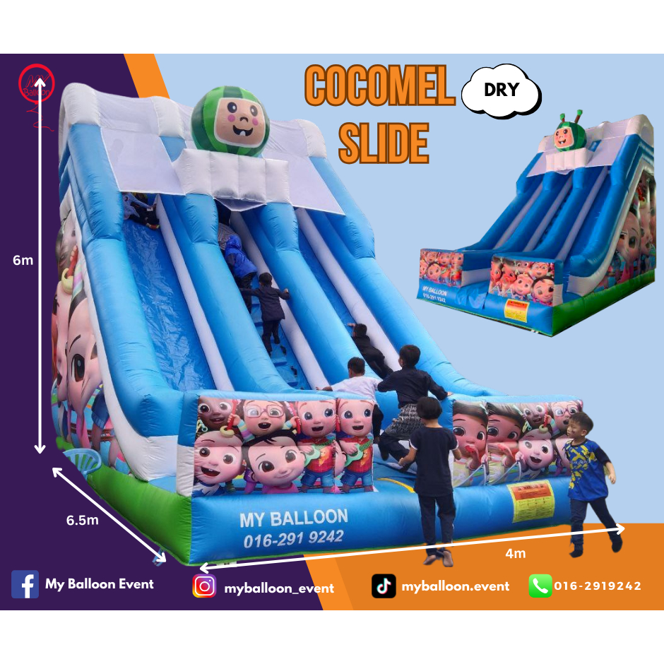 RENTAL/SEWA SOOPA DOOPA COCOMEL SLIDE (DRY) | Shopee Malaysia