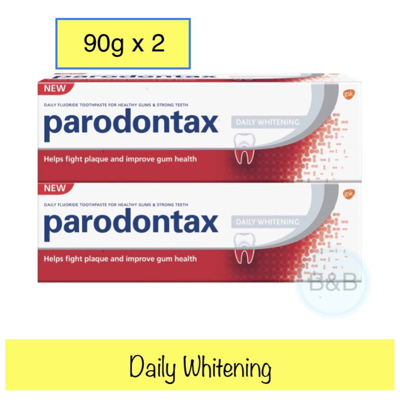 Parodontax Daily Whitening (90g x 2) | Shopee Malaysia