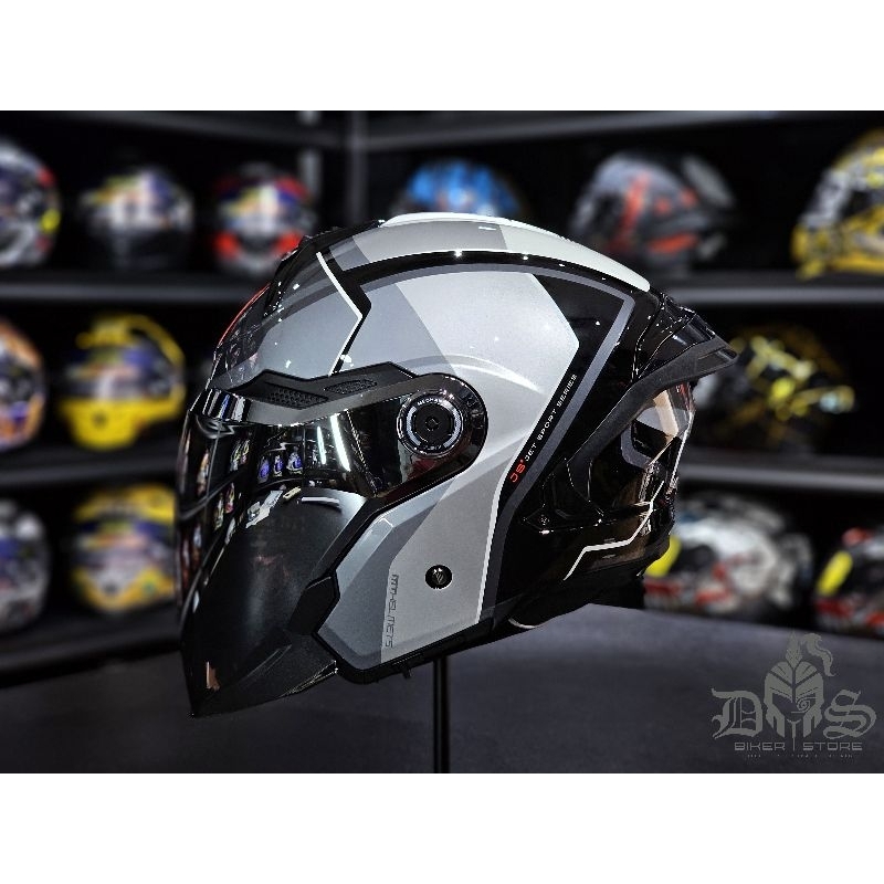 Original MT Cosmo Sv Hache Open Face Helmet | Shopee Malaysia