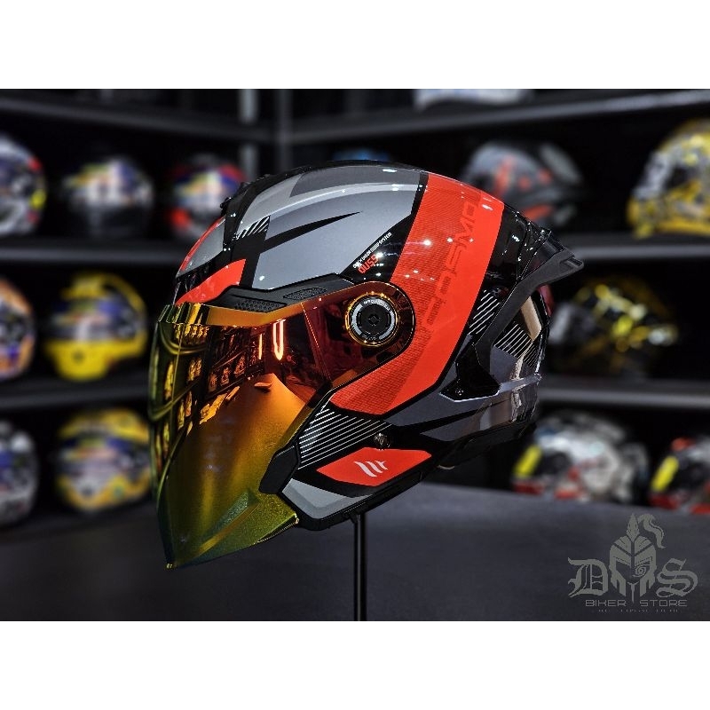 Original MT Cosmo Sv Braut Open Face Helmet | Shopee Malaysia