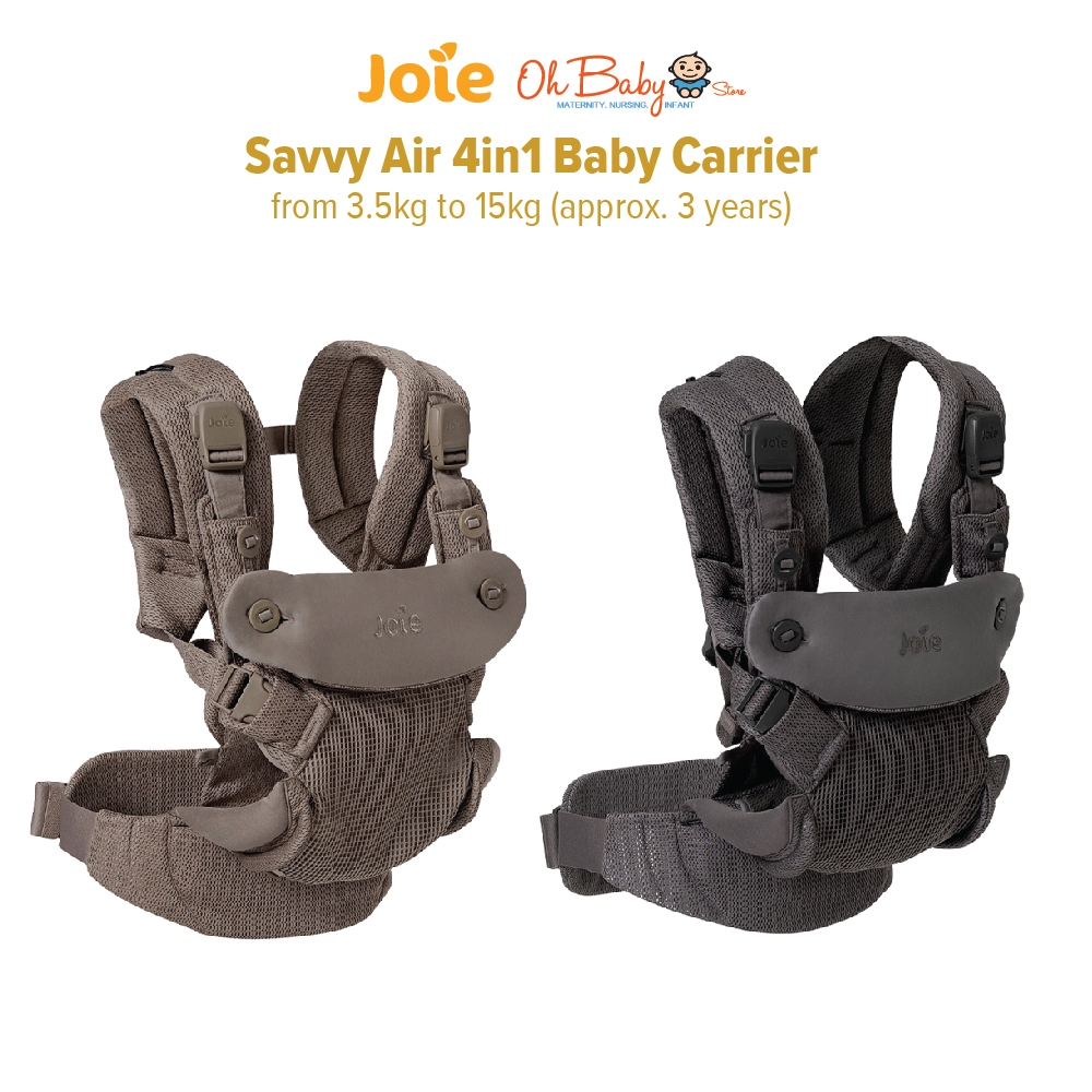 Joie Savvy Air 4in1 Baby Carrier from 3.5kg to 15kg (approx. 3 years ...