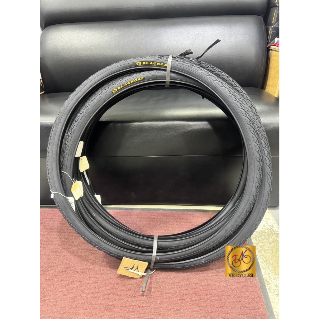 BLACK CAT TIRE 24X1.3/8 Blackcat TUBE Bicycle Tire Bike Tyre 24 Inch 24 ...