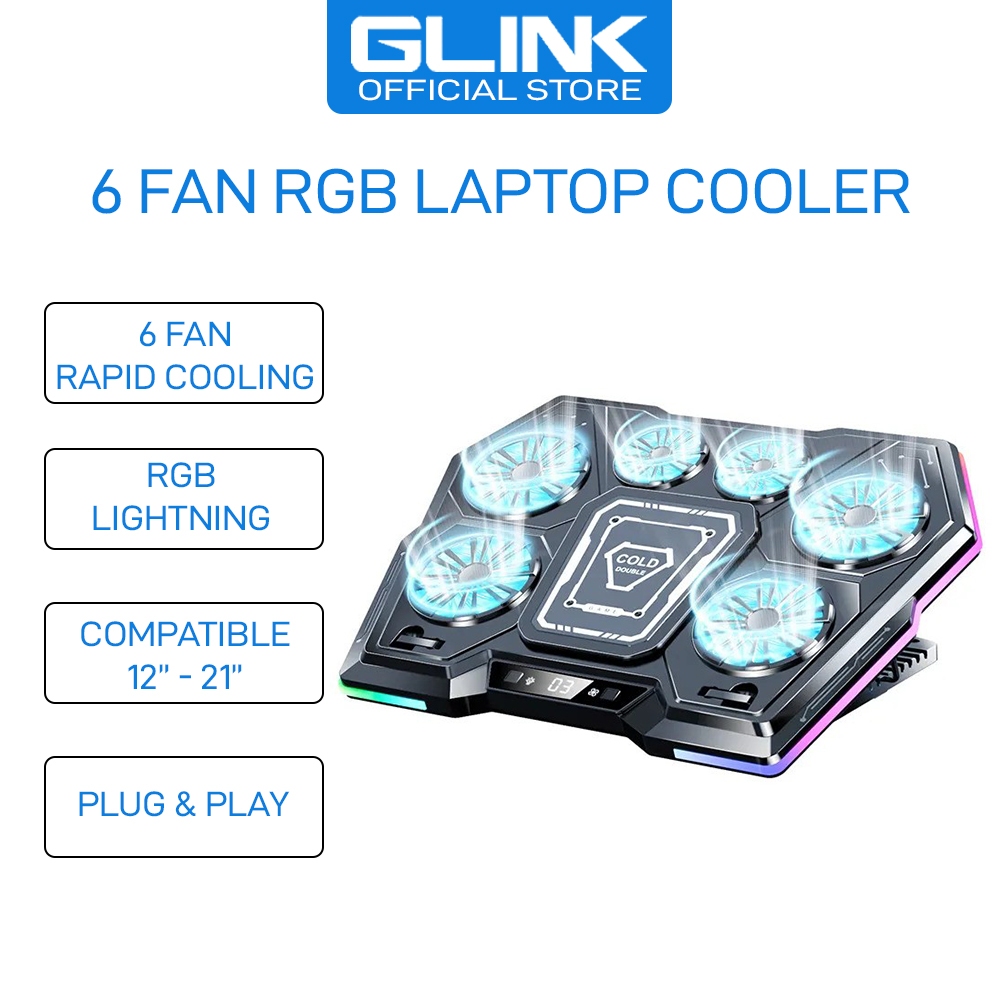 Glink cooler pad Rapid Cooling Laptop Computer Stand Semiconductor ...