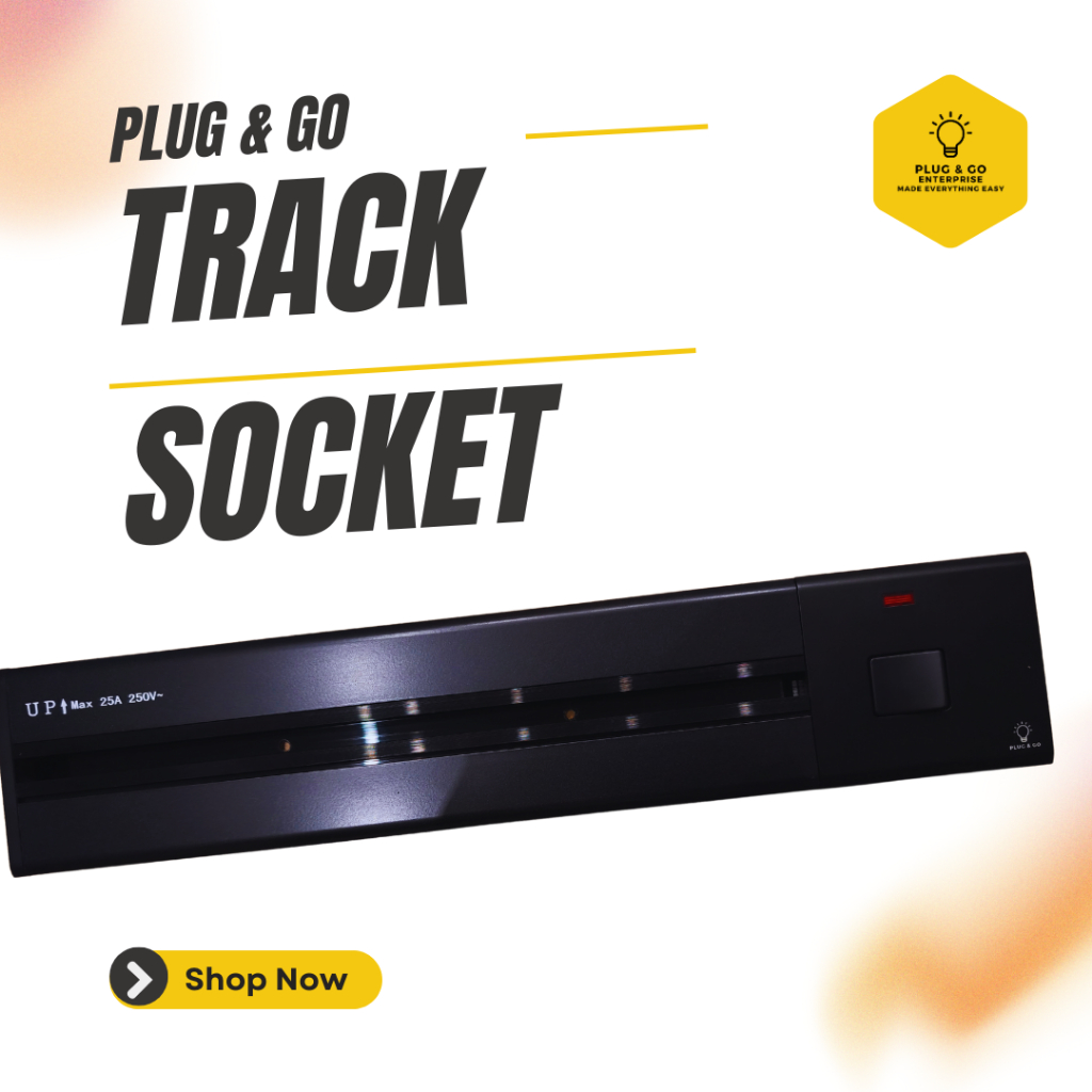 Plug & go Power Track 32A Power Line Power Rail Power Track Socket ...