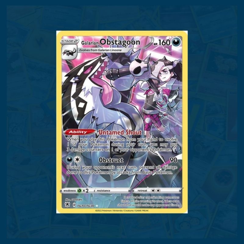 Galarian Obstagoon (TG10/TG30) Holo Rare | Astral Radiance | Pokemon ...