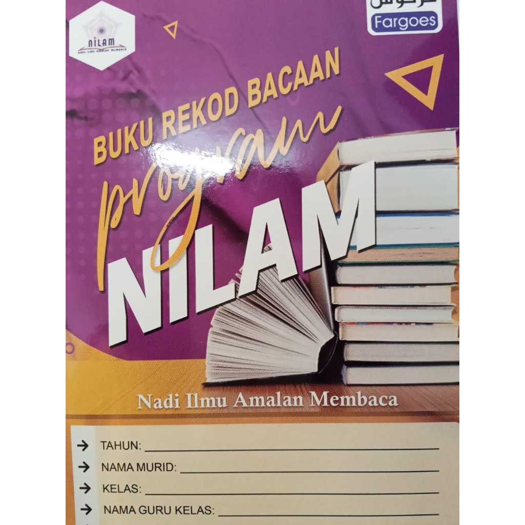 BUKU REKOD BACAAN PROGRAM NILAM | Shopee Malaysia