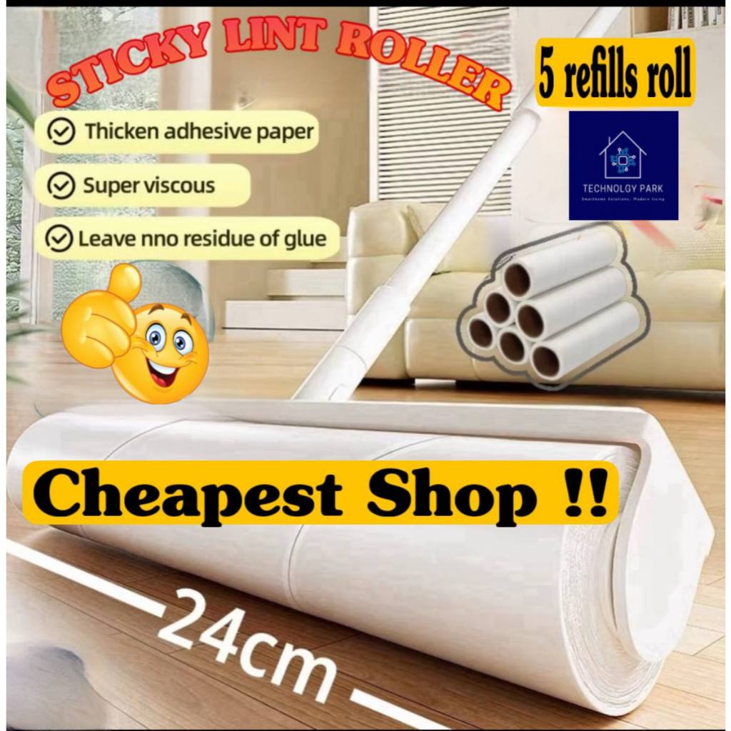 Lint Roller Stick Dust Remover | Pet Hair Fur Remover | | Dust Roller ...