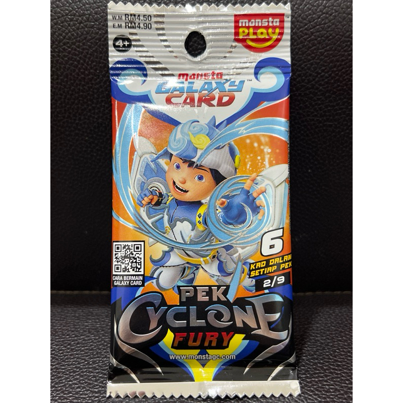 Monsta Galaxy Card Boboiboy Pek Cyclone Fury S | Shopee Malaysia