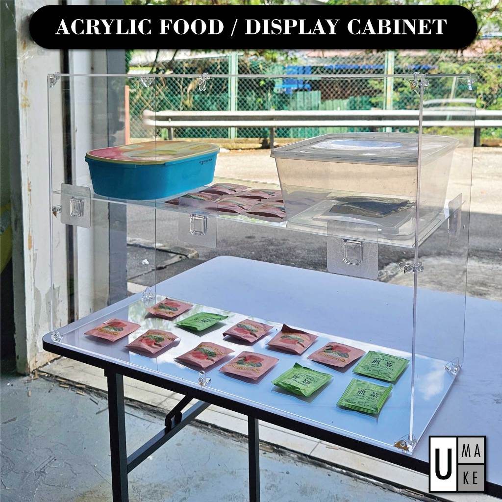 Acrylic Display Case Box Ramadhan Storage Organizer DIY Bekas Kuih ...