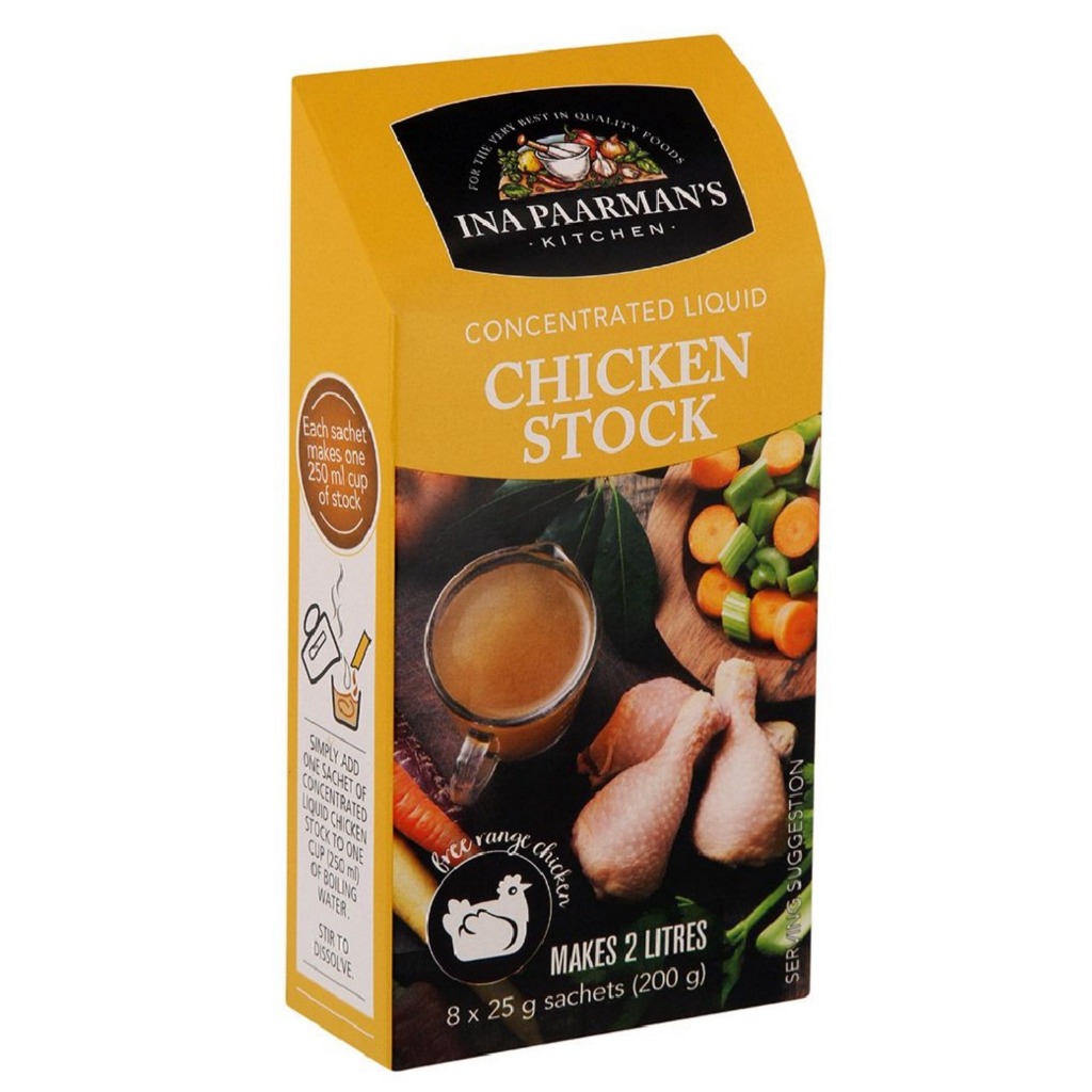 Ina Paarman's Liquid Chicken Stock Concentrated Liquid, 200g | Shopee ...