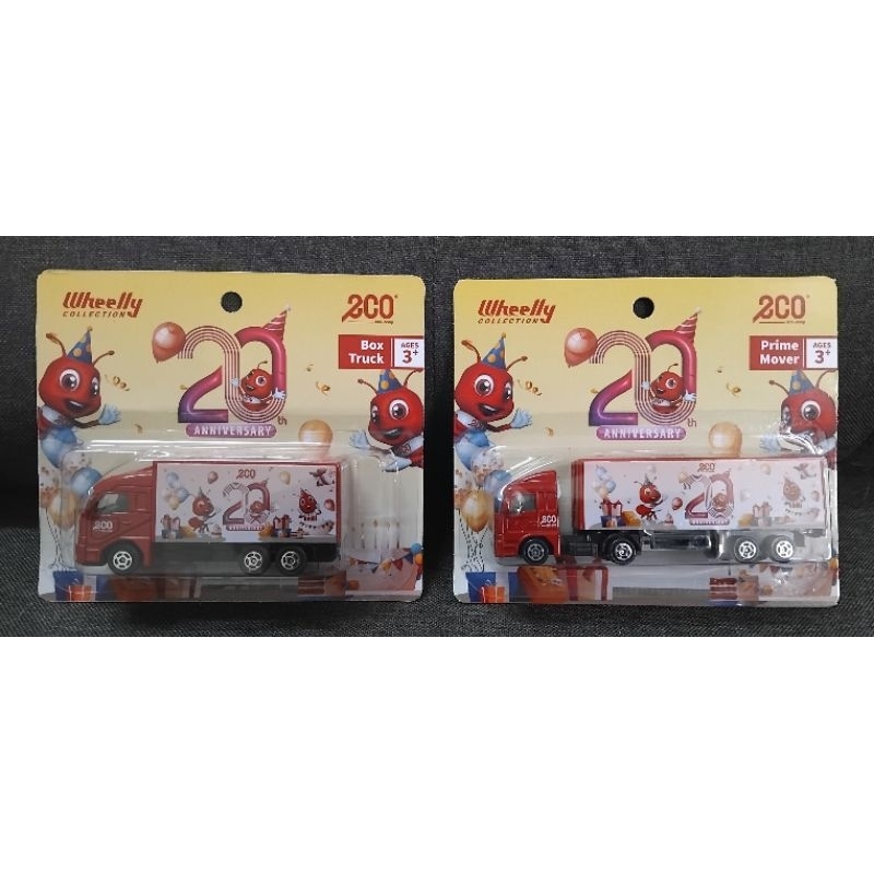 Set 2 Buah Lori Wheelly Lorry Eco Truck 20th Anniversary EcoShop 2023 ...