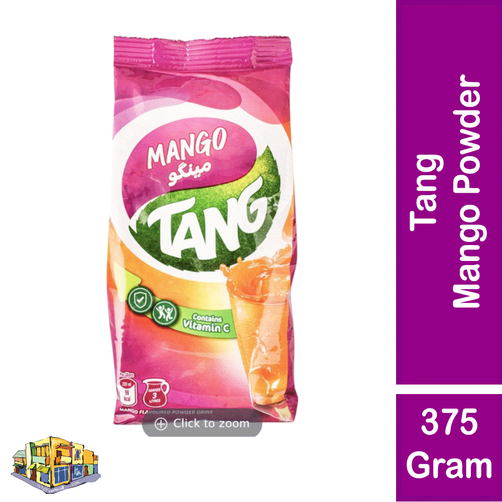 Tang Mango 375 Gram Pack – Delicious Vitamin C-Rich Instant Mango Drink ...