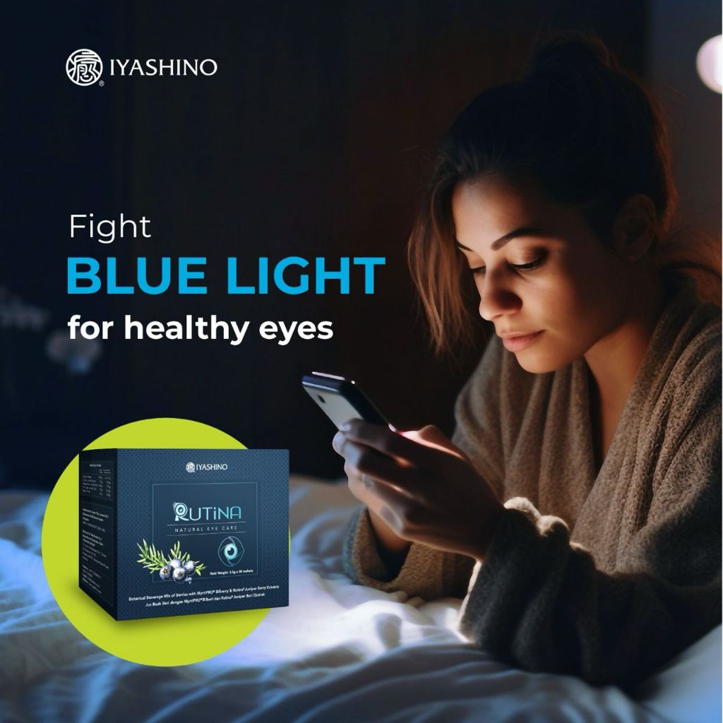 IYASHINO RUTINA - Eye Vitamin For Brighter Vision (30's x 2box FOC 3 sachet ) | Shopee Malaysia