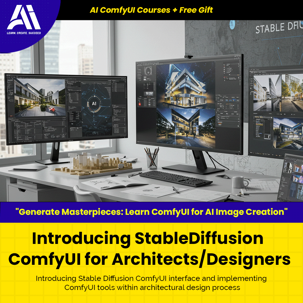 Video Course - Introducing StableDiffusion ComfyUI for Architects Designers | Learn ComfyUI ...