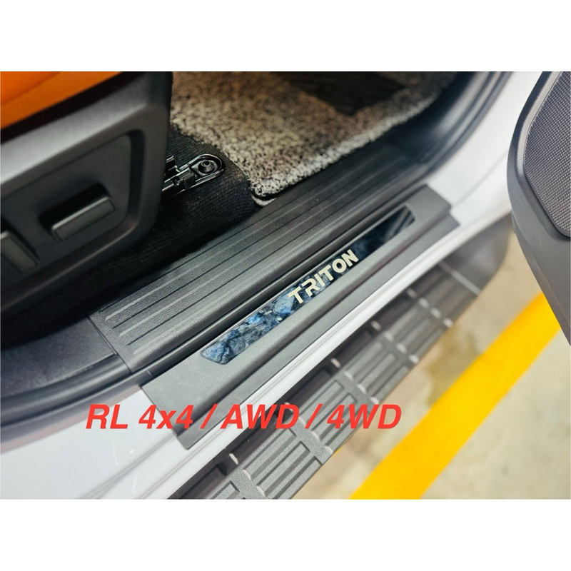 Mitsubishi triton 2025 2026 foot door side step cover guars bodykit ...