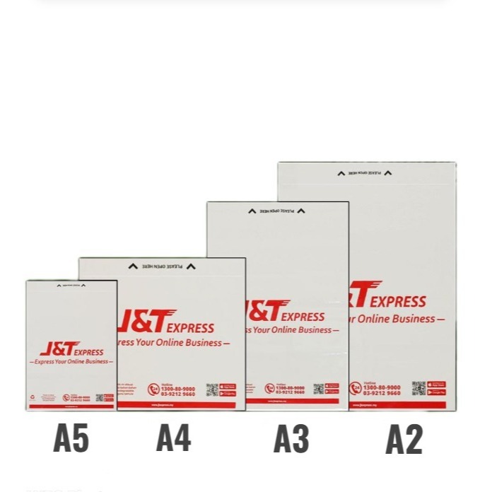 SHIP IN 24HRS J T Flyer - A5 , A4, A3, A2 COURIER BAG FLYER PACKAGING ...