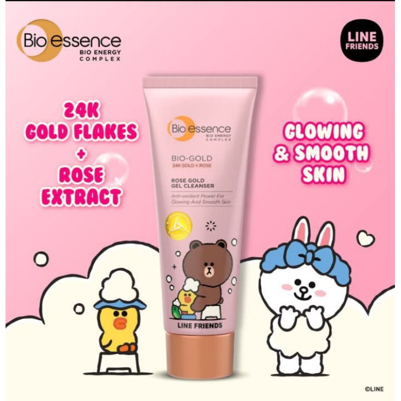 (Special Edition) Bio-essence Bio-Gold 24K Rose Gold Gel Cleanser (100g ...