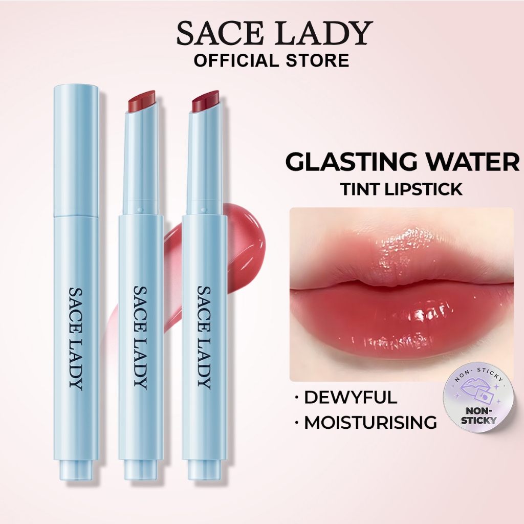 SACE LADY Lip Gloss Airy Fresh Glasting Water Tint Lipstick ...