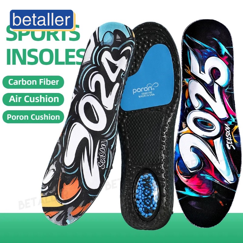 Sports Shoe Insoles Air Cushion Foot Insert Elastic Shock Absorption ...