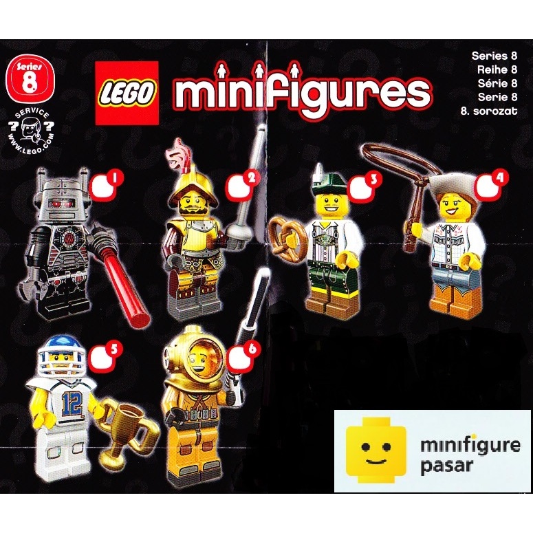 Lego 8833 Collectible Minifigures Series 8 - Evil Robot Conquistador ...