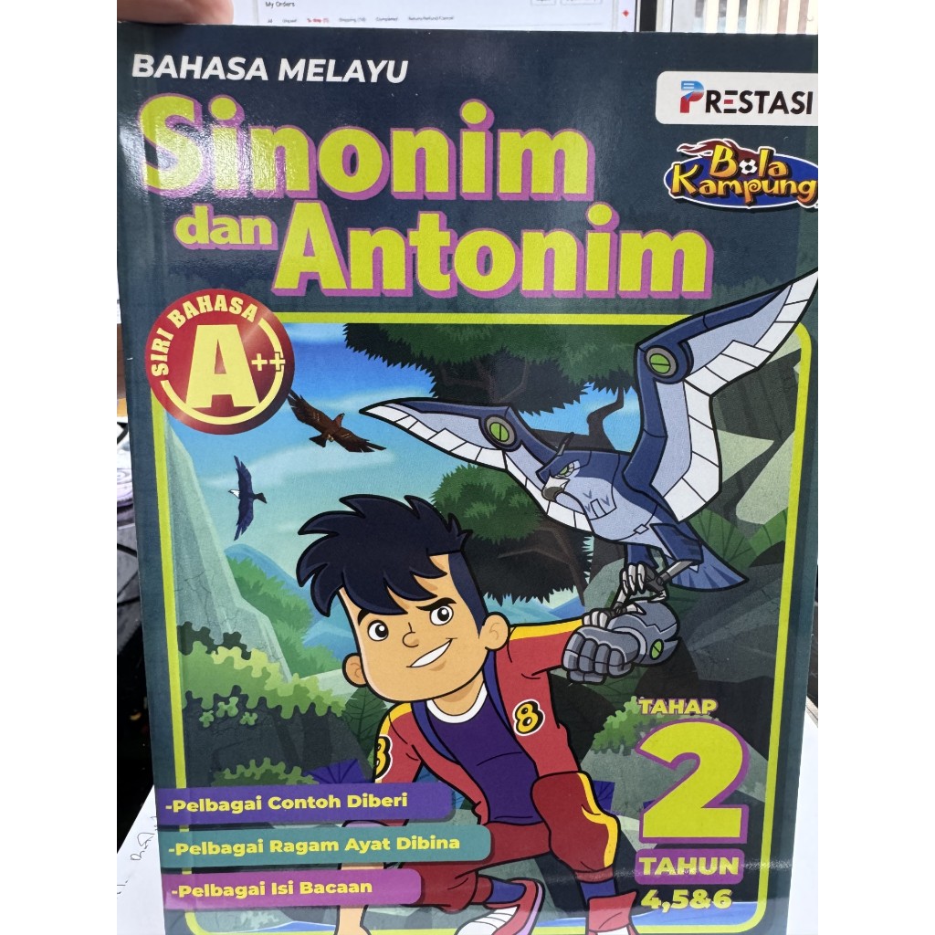SINONIM DAN ANTONIM TAHAP 2 , TAHUN 4,5,6 (BOLA KAMPUNG) | Shopee Malaysia