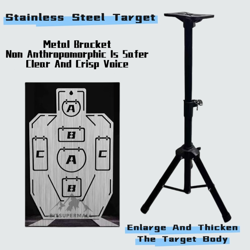 COD Stainless Steel Target & Stand IDPA IPSC Metal Training Target ...