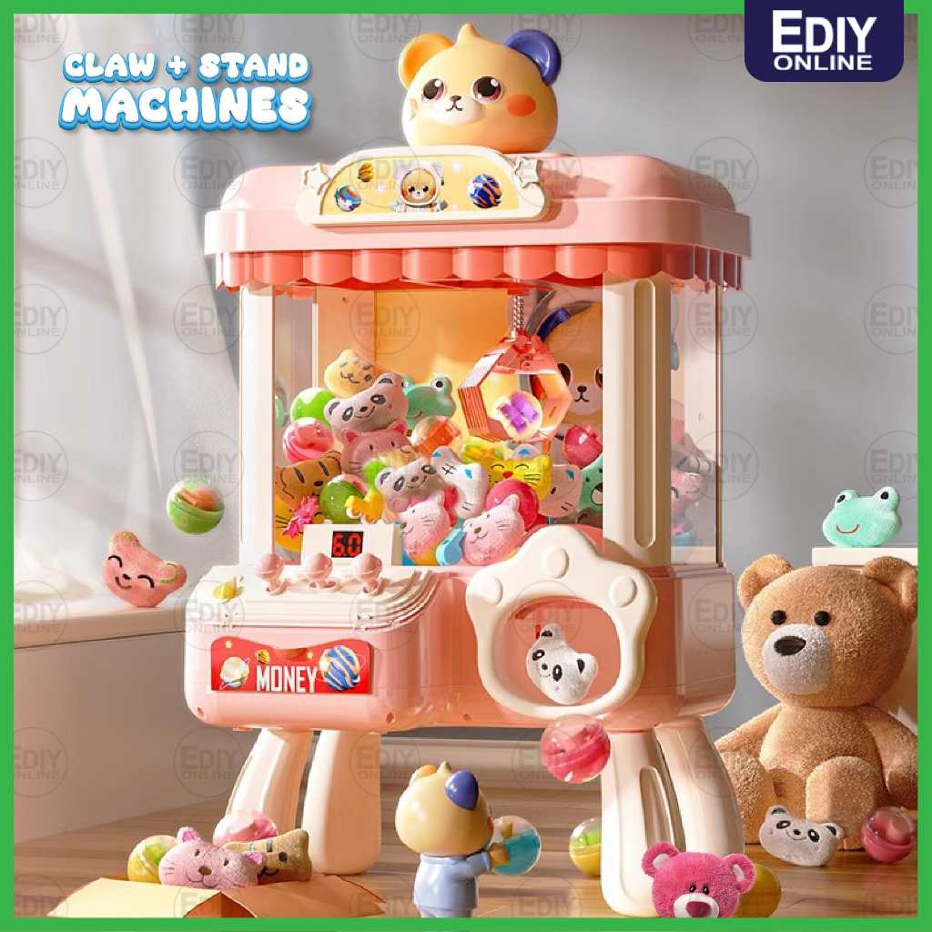 Claw Machine Doll Machine Grabber Catcher Toy Twister Egg Game Kids ...