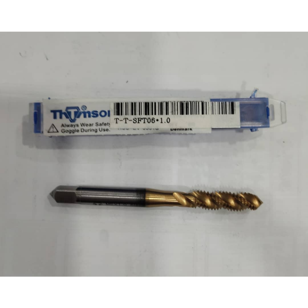 THOMSON J301T SPIRAL FLUTED TAPS - T-T-SFT06*1.0 (TIN) | Shopee Malaysia