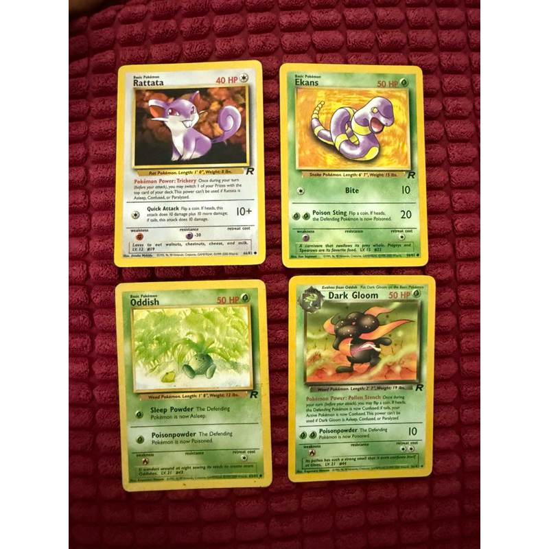 Pokemon TCG Vintage Team Rocket Bundle. LP - NM condition. | Shopee ...
