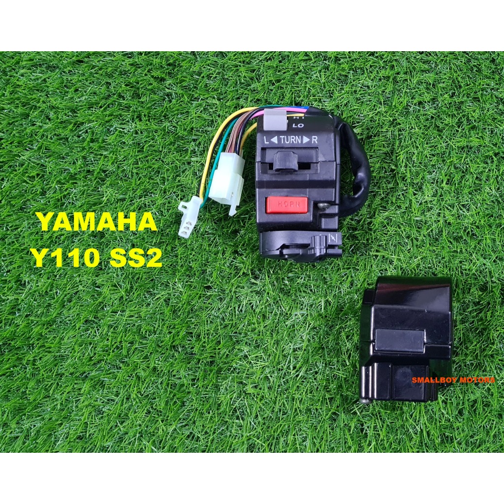 YAMAHA Y110 SS2 LEFT RIGHT HANDLE SWITCH KIRI KANAN COVER EMPTY LH RH FULL SET Y110SS2 YSS2 ...