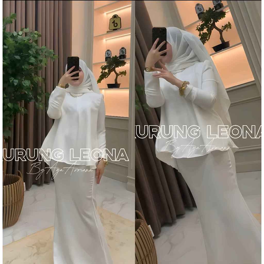 🔥New Design🔥SALE 2025 Baju Kurung Leona Muslimah Dress Suit Muslimah By ...