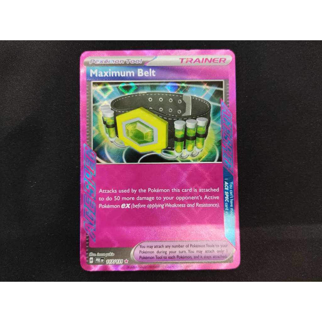 Pokemon TCG - Trainer Card - Tool - Ace spec Maximum Belt | Shopee Malaysia