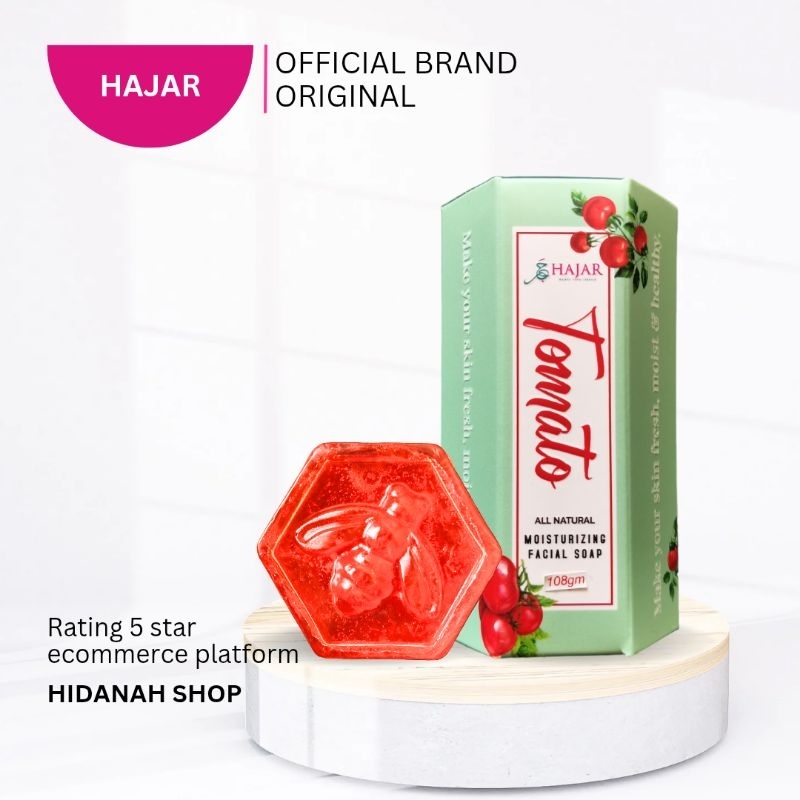SABUN TOMATO HAJAR Original Bye Bye JERAGAT JERAWAT Skin Kulit Kusam ...