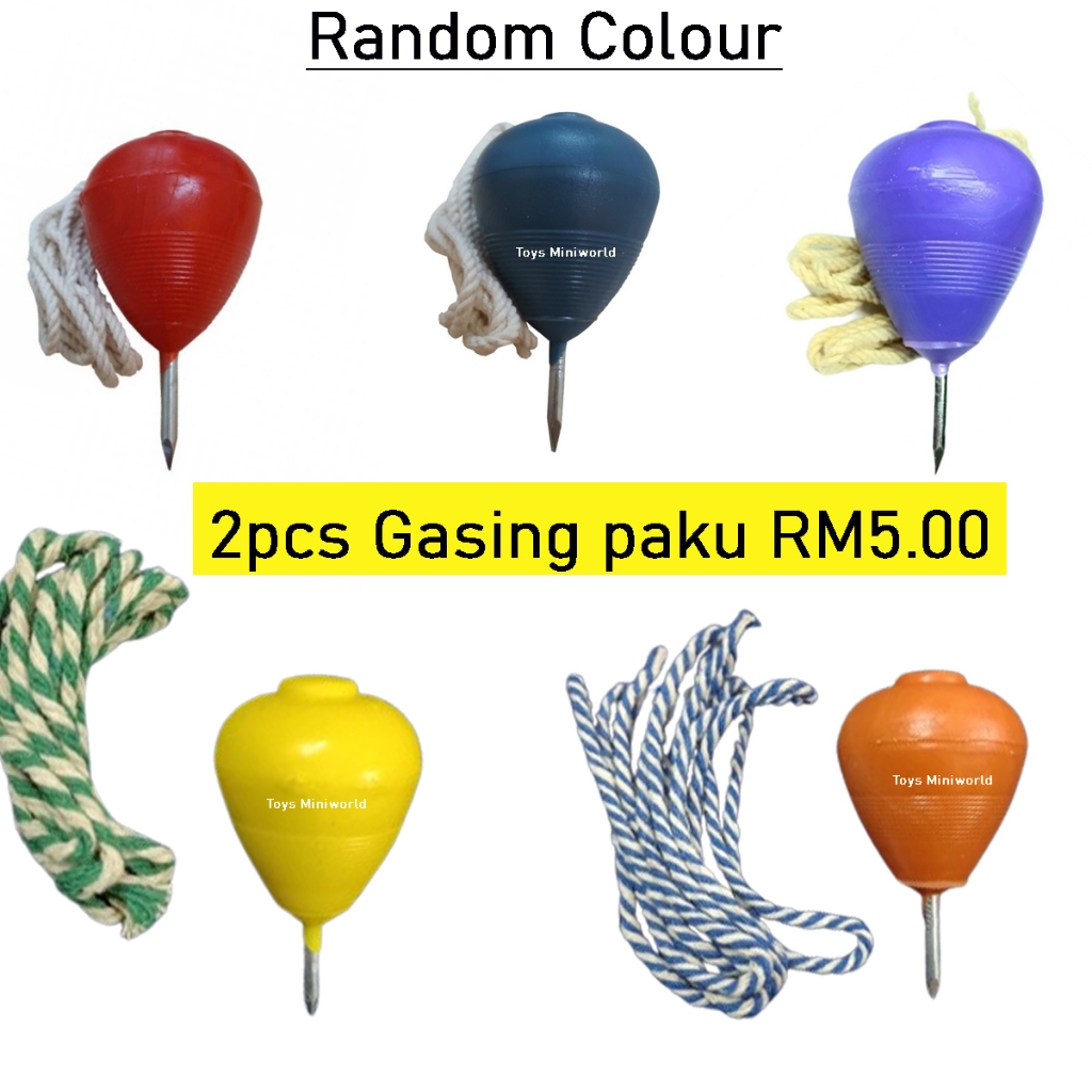 Mainan Tradisional Gasing Paku / Spinning Top | Shopee Malaysia