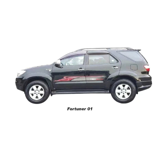 Toyota Fortuner (TRD Sportivo) Car Side Body Sticker / FRONTIER 4X4 Car ...