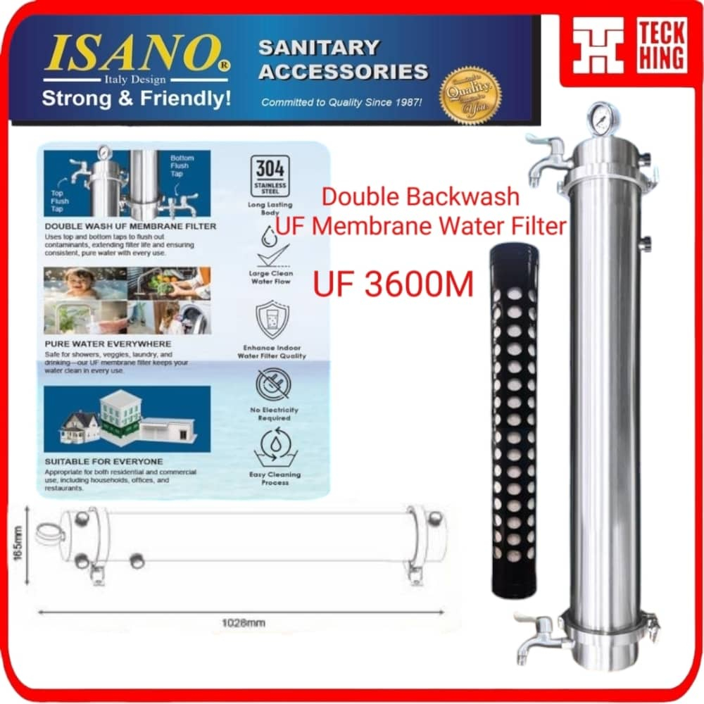 Isano UF3600M SUS 304 IN/OUTDOOR ULTRA Filtration UF Membrane Water ...