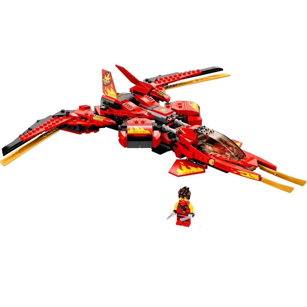 LEGO 71704 Ninjago 2020 (Split Built Set) Kai Fighter with NJO630: Kai ...
