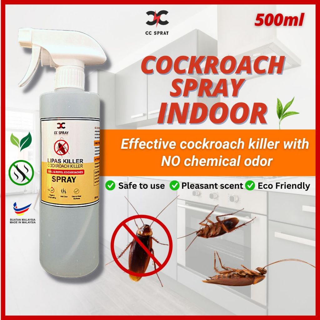 CC Cockroach Repellent Cockroach Spray Sembur Lipas Killer Dapur ...